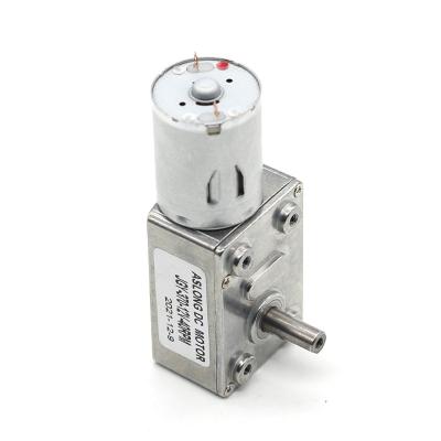 China ASLONG JGY-370 37mm 6/12/24V Miniature DC Worm Gear Reducer Motor With Self-Locking Low-Speed Motor for sale