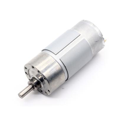 China High Torque Reduction Motor Small Motor JGB37-555 37mm 12V 10-1280RPM Micro DC Reduction Motor for sale