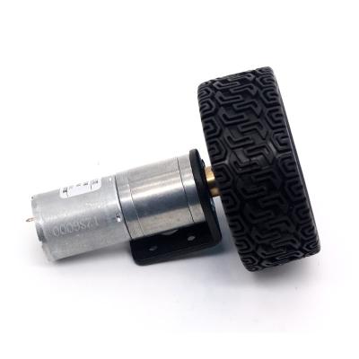 China ASLONG JGA25-370TC 25mm DC Reduction Motor Intelligent Car Wheel Fixing Frame Coupling Motor Sleeve 12 volt electric mot for sale