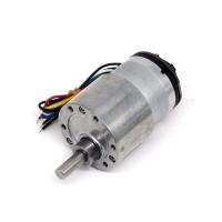 China Dc Gear Motor 12v 24v JGB37-520B 520 Dc Motor Geared Dc Motor 12v With Encoder for sale
