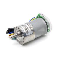 China Micro DC Low-Speed Small Motor 12V/24V JGB37-3530A Optoelectronic Encoder Deceleration Motor 24v Dc Motor Encoder for sale