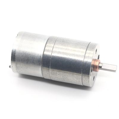 China High Torque High Speed JGA25-310 6V 15RPM 1:500 Micro Electric Gear Dc Motor 25mm Micro Motor for sale