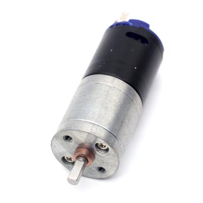 China 370 Dc Motor Gearbox 12v JGA25-370DG 12V 40RPM 1:500 Dc Micro Motor 25mm 370 Geared Motor for sale
