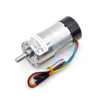 China 37mm 12v 24v 1600Rpm High Torque Gear Motor Eccentric Shaft With Encoder for sale