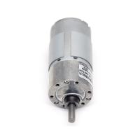 China Mini 12V DC Electric Brushed Permanent Magnet Motor JGB37-545 37mm 12V DC Mini Brushed Gear Motor for sale