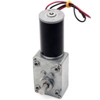 China High Torque DC Worm Gear Reduction Motor A58-31ZY DIY High-Torque Self-Lock Turbine Gearbox Worm Gear Motor for sale