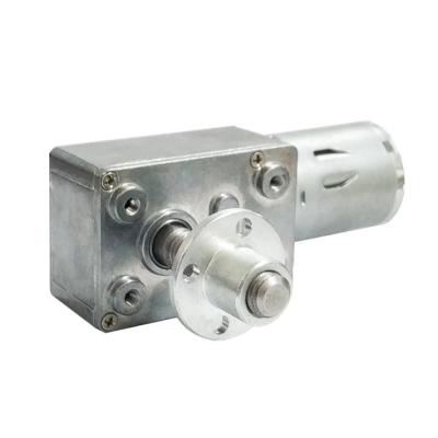 China High Torque DC Worm Gear Motors 150 RPM 12v 24v With Screw Flange for sale