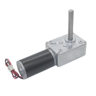 China 470 RPM Self Locking DC Worm Gear Motors for sale
