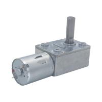 China Low RPM Speed DC Worm Gear Motors 2RPM M8 Type D Shaft Reversible for sale
