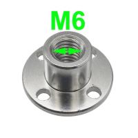 China M6 Threaded Shaft Flange Coupling 6mm Diameter Rosh approved for sale