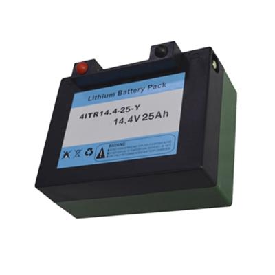 China 14.4V 25A Li Ion Battery Pack For Golf Car 4S6P 360Wh Built In BMS for sale