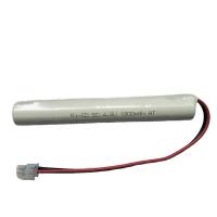 China 4.8V NiCd Emergency Lighting Battery Pack Rechargeable With Plugs for sale