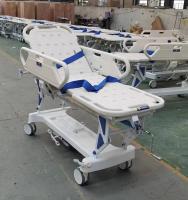 China Multi-functional Rise and Fall Stretcher Hydraulic ABS Emergency Ambulance Stretcher for sale