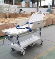 China Multi-functional Rise and Fall Stretcher Hydraulic ABS Emergency Ambulance Stretcher for sale