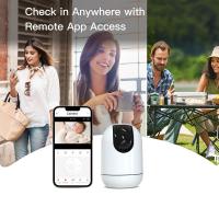 China 1080P 5.5Inch Video Baby Monitor Ips Split Screen One Click Video Call PTZ Camera Auto Tracking Motion Detection for sale