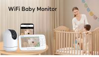 China Smart Home Security Video Baby Monitor With App Remote Control Human Motion Tracking for sale