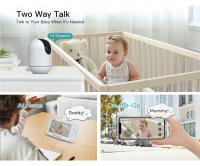 China 2 Way Audio Video Baby Monitor Wireless Wifi 2.4Ghz Cry Feeding Reminder for sale