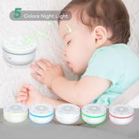 China USB Rechargeable White Noise Machine with Night Light and Timer for sale