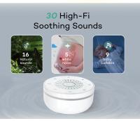 China Portable White Noise Machine with 30 Sounds and LED Nightlight for sale