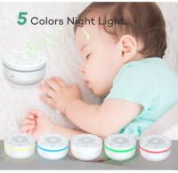 China Portable White Noise Machine with Night Light and 30 Sounds for sale
