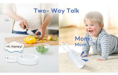 China HR1920A CPU Blue Audio Baby Monitor WAV Format For Within Your Budget Babyphone for sale