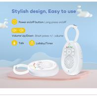 China Two Way Talking Audio Baby Monitor With Battery Powered Sound Detection for sale