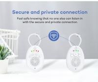 China Two-way Voice Intercom Wireless Infant Audio Guardian Providing Built-in Soft Night Light and Audio Transmission for Infant Safety for sale