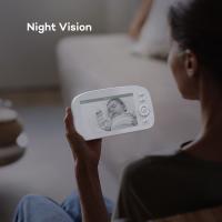 China 5 Inch Wireless Baby Monitor with Auto Tracking and 5000mAh Battery for sale