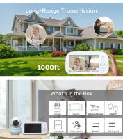 China 5 Inch 720P HD Baby Monitor with 5000mAh Battery and Night Vision for sale