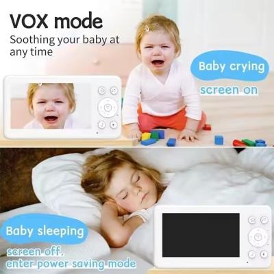 China Low Battery Warning Security Baby Monitor Cameras 4.3 Inch Video Baby Monitor Two Way Talk for sale