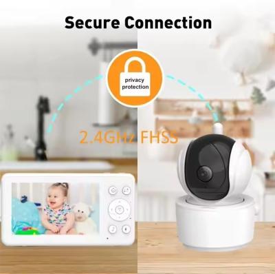 China 4.3 Inch LCD Smart Infant Sleep Monitor Wireless Home Security Baby Monitor for sale