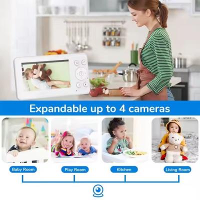 China Wireless Infant Camera Monitor 4.3 Inch LCD Display 2 Way Audio Video Baby Monitor for sale