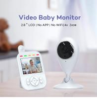 China Audio/Video Wireless Babyphone with Infrared Temperature Sensor and PCM Audio Compression for sale