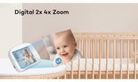 China 5.5 Inch Full HD Baby Monitor with Pan-Tilt Night Vision for sale