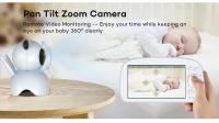 China Full HD Baby Monitor with Pan-Tilt Night Vision and Two-Way Audio for sale