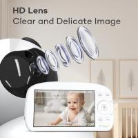 China Full HD Baby Monitor with Pan-Tilt Night Vision and Two-Way Audio for sale