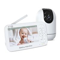 China 5 Inch 720P PRO Security Baby Monitor Cameras With Visual Sound Alarm 360 PTZ Camera for sale