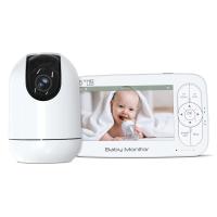 China 5 Inch LCD Digital Video Baby Monitor Audio With Lullabies And Night Vision for sale