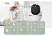 China 3.2 Inch No WiFi Baby Monitor with Night Vision and Two-Way Audio for sale