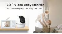 China 2 Way Full HD Baby Monitor Non-WiFi Infant Monitoring System Up To 1000 Feet Range 640*480P Camera Resolution for sale