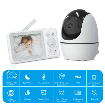China Wireless Baby Monitor 3.2 Inch LCD 2.4GHz No WiFi Two-Way Audio for sale