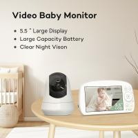 China 5.5 Inch Full HD Baby Monitor with Night Vision and Two-Way Audio for sale