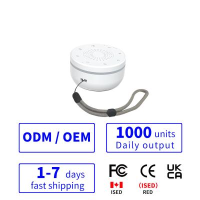 China Portable White Noise Machine with Night Light and 30 Sounds for sale