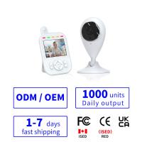 China Audio/Video Wireless Babyphone with Infrared Temperature Sensor and PCM Audio Compression for sale