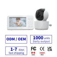 China 4.3 Inch Security Baby Monitor Cameras With 360 Degree Motorized PTZ Camera for sale