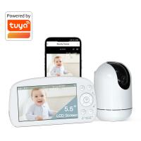 China Eco Mode Video Babyphone Supported Baby Monitor With App 1080P Camera Resolution WiFi Or Bluetooth Network Connection for sale