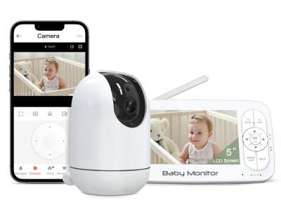 China Indoor Home Security Baby Monitor Tuya Smart Wifi 2.4Ghz Pet Baby Monitor for sale