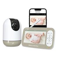 China Wireless Baby Monitor with 1080P Camera 5000mAh Battery 22H VOX for sale