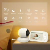 China 360°pan Tilt Zoom 1920X1080P Baby Unit High Definition Infant Monitor Compact And Weighing Only 0.85kg For Easy Setup Video Babyphone for sale