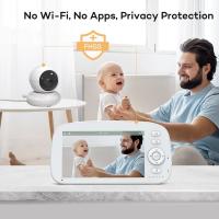 China 5 Inch HD Baby Monitor with Night Vision and Two-Way Audio for sale